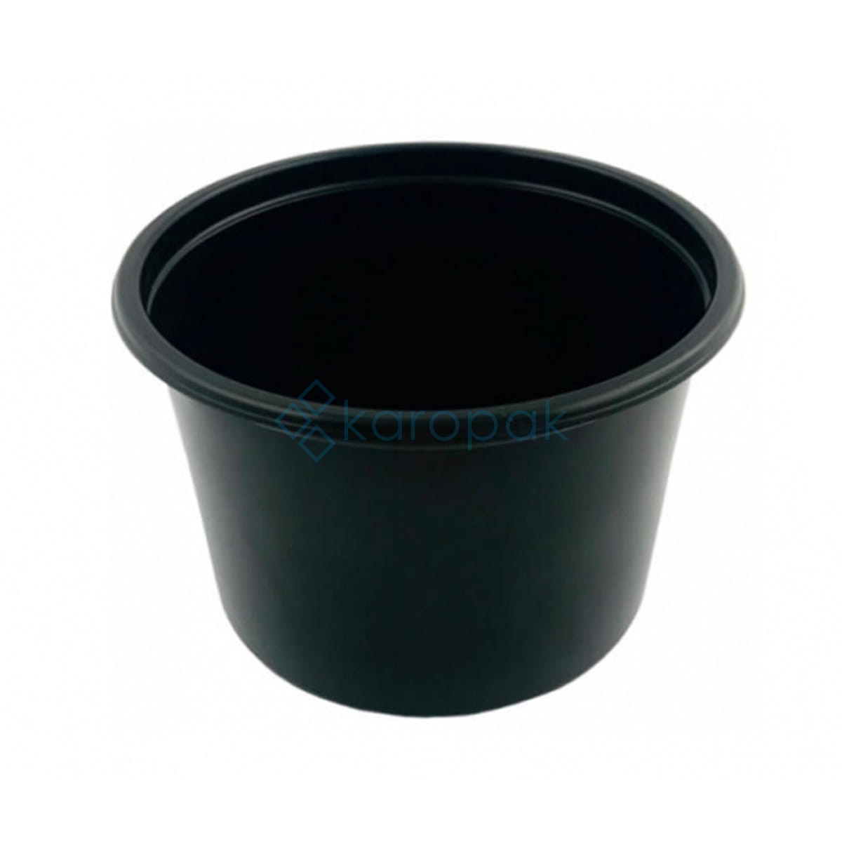 Pojemnik okrągły D-8117C PP 450ml czarny REUSE